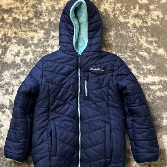 Eddie Bauer | Jackets & Coats | Eddie Bauer Girls Hooded Fleece Lined ...